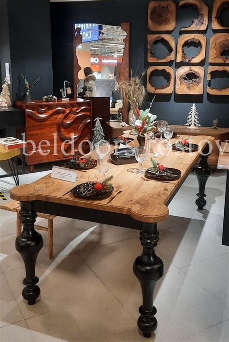 Обеденные столы на заказ в Ростове на Дону Изготовление обеденных столов из массива Деревянные