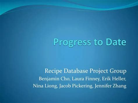 PPT Progress To Date PowerPoint Presentation Free Download ID 1723595