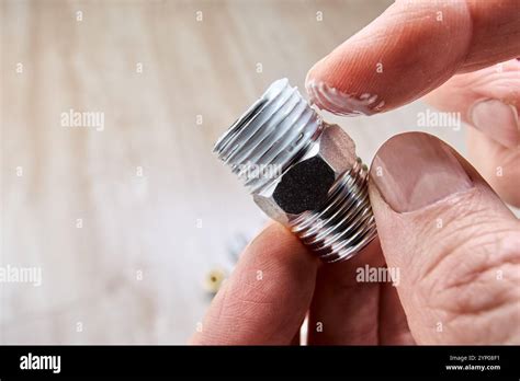 Applying Paste Sealant For Leak Seal Connection Before Wrapping Hemp On