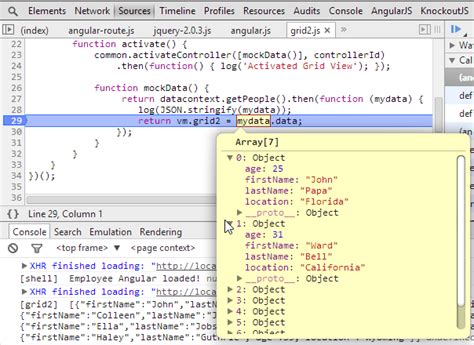 Angularjs How Do I Use Ng Grid With Angular Hottowel Stack Overflow