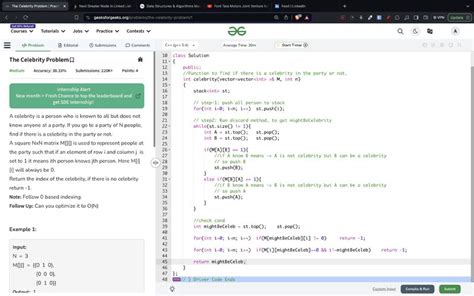 Asif Hashmi On Linkedin 100xdsa Problemstatement Approach Techsolutions Geeksforgeeks