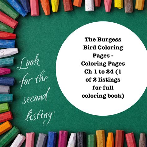The Burgess Bird Coloring Pages Coloring Pages Ch 25 To 45 2 Of 2