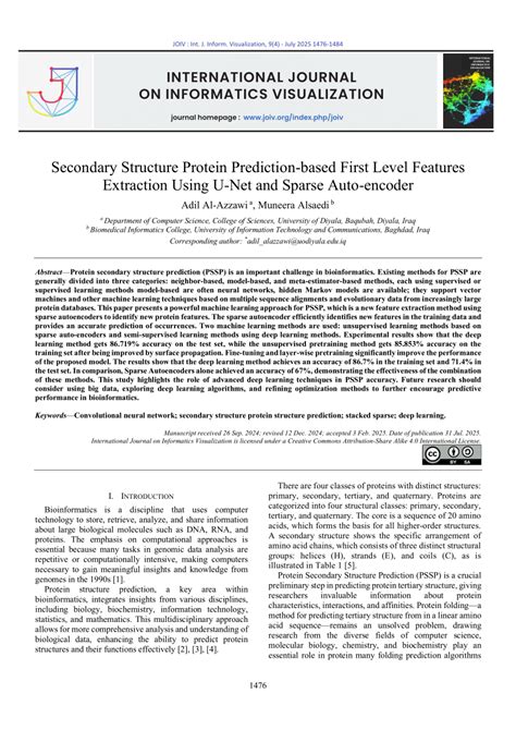 Pdf Secondary Structure Protein Prediction Based First Level Features Extraction Using U Net