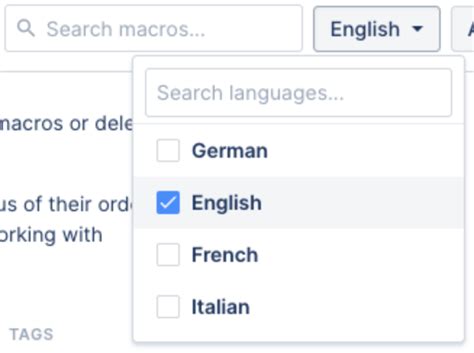 Organize And Search For Macros