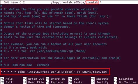 Scheduling Cron Jobs With Crontab Its Linux Foss
