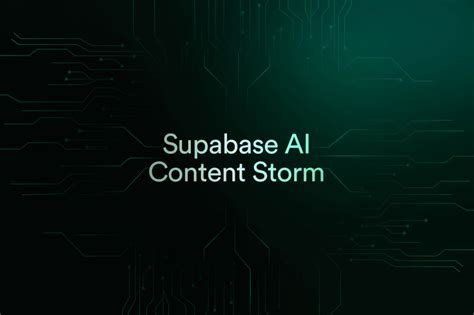 Supabase On Linkedin We Worked With Dozens Of Creators To Drop A