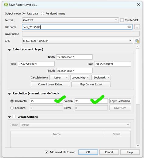 QGIS How To Change Raster Resolution Geographic Information Systems Stack Exchange