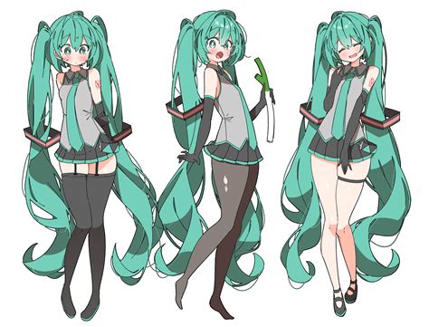 Uruti 2388 Hatsune Miku Vocaloid Absurdres Highres 1girl D O Aqua Eyes Aqua Hair