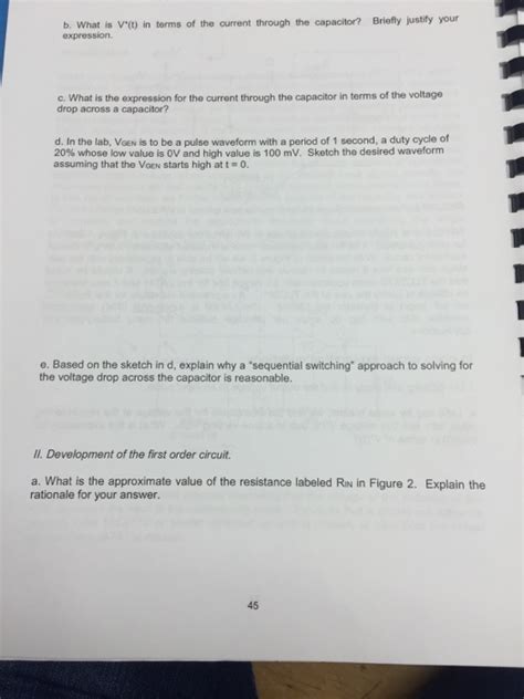 Solved 1 VBIAS VouT R4 VGEN R3 RF Function Generator FIGURE Chegg Com