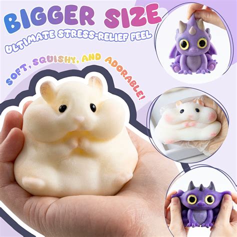 Hamster And Dragon Taba Squishy Kit Big Mold Stress Relief Squishy Toy
