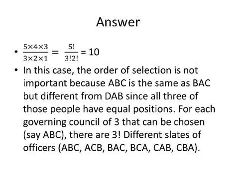 15 3 Permutations And Combinations Warmup Suppose A