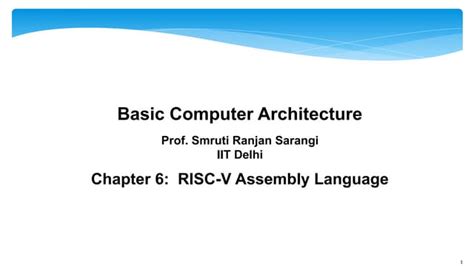 Chapter 6 Here Is About Risc Processors And Ciscs Ppt