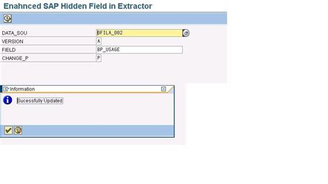 Adding The Sap Bw Hidden Field In The Extractor Wi Sap Community