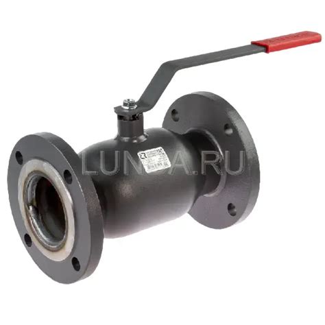 Шаровой кран стальной Rjip Standard Ff фланцевый с рукояткой стандартнопроходной новая серия