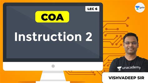 Coa Instructions In Computer Architecture 2 Lec 6 Gate Computer