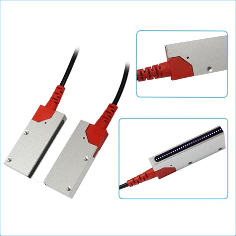 Oem Matrix Fiber Optic Sensor Through Beam Fiber Area Sensor 45mm Range