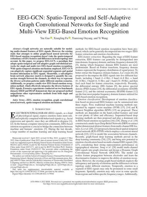 Eeg Gcn Spatio Temporal And Self Adaptive Graph Convolutional Networks For Single And Multi View