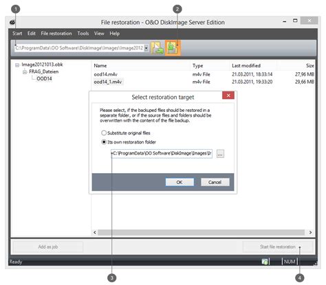 Restore Individual Files And Folders O O Software