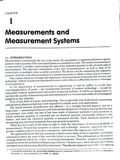 Measurement System Part 1 Pdf Physical Sciences Electricity