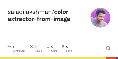 GitHub Saladilakshman Color Extractor From Image