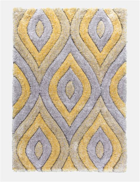 Floor Trends Luxus Teardrop Yellow