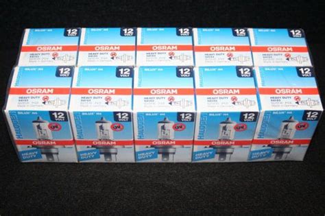 Purchase Ten Osram H4 Bilux 60/55W P43t 94193 12V Light Bulb Halogen ...