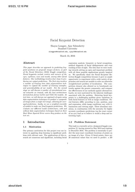 Solution Facial Keypoint Detection Convolutional Neural Networks For