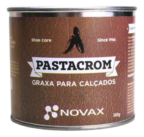 Graxa Para Sapato Profissional Premium Pastacrom Novax 360gr Mercadolivre