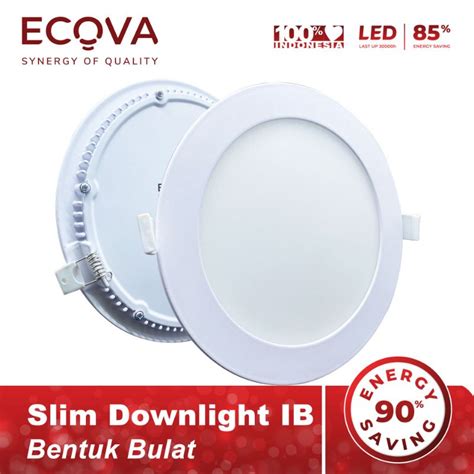 Jual Lampu Led Panel Ib Inbow Ecova Watt Shopee Indonesia