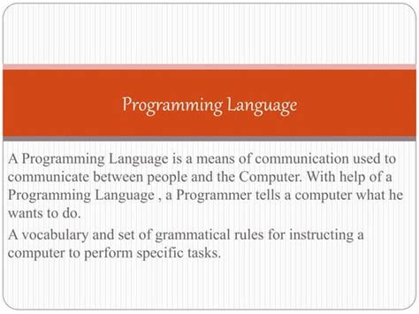 Generation Of Programming Language Pptx