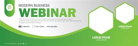Webinar Business With Green Background Vector Art At Vecteezy