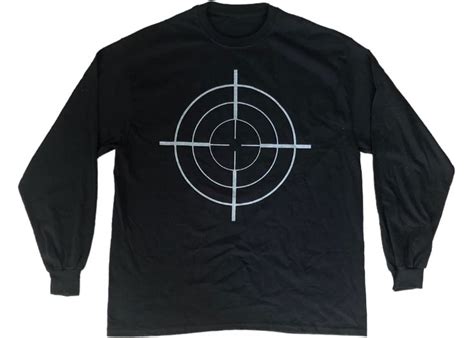 Kanye West Bullseye Donda Chicago Listening Event Ls T Shirt Black T