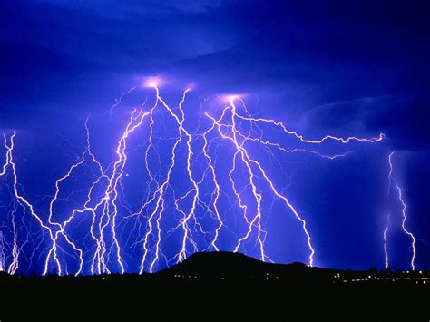 Lightning Storm Rain Clouds Sky Nature Thunderstorm Wallpapers HD Desktop And Mobile