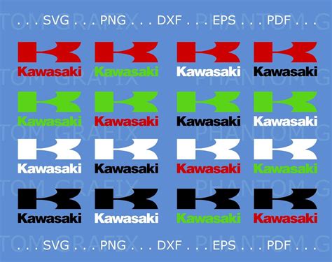 Kawasaki Logo Vector Files Including Svg Png Dxf Eps And Pdf Formats