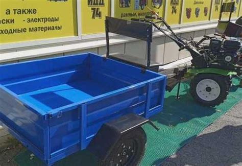 Телега прицеп для мотоблока Forza до 300кг, тормоз | Festima.Ru ...