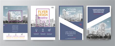 포스터 전단 브로슈어의 컬렉션 커버 레이아웃 디자인 서식 파일 벡터 그래픽 요소와 A4 크기의 사진 배경에 대 한 공간 0명에 대한 스톡 벡터 아트 및 기타 이미지 Istock