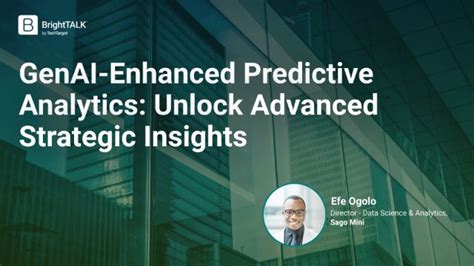 Genai Enhanced Predictive Analytics Unlock Advanced Strategic Insights
