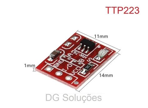 Teclado Sensor Touch Toque Capacitivo Ttp223 Arduino Mercadolivre 📦