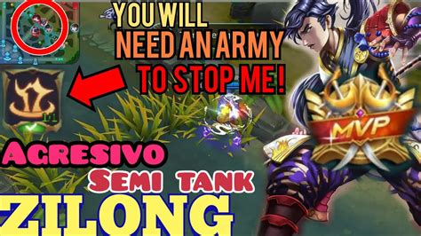Zilong Gameplay Zilong Offtank Zilong Tanke Mobile Legends Bang Bang Youtube