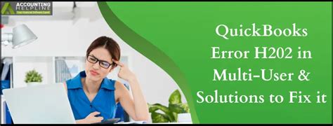Quickbooks Error H202 In Multi User And How To Fix It