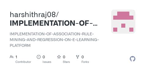 Github Harshithraj08implementation Of Association Rule Mining And