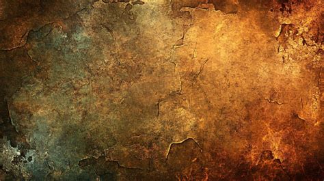 Abstract Rusty Brown And Teal Textured Background Art 55056815 Stock