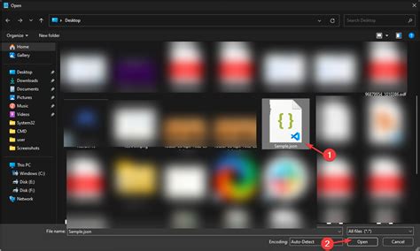 How To Open A JSON File On Windows