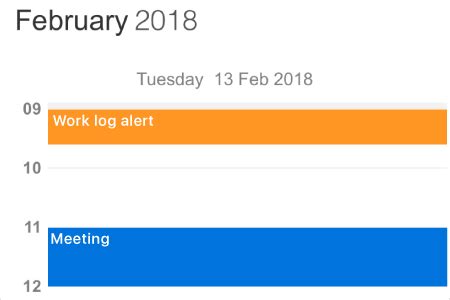 Appointments Events Xamarin IOS Scheduler Control Syncfusion