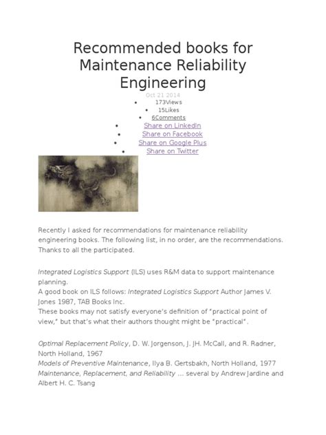Reliability Books Recommended Pdf Reliability Engineering Computing