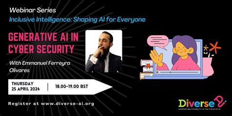 Webinar Generative Ai In Cyber Security With Emmanuel April 25 2024