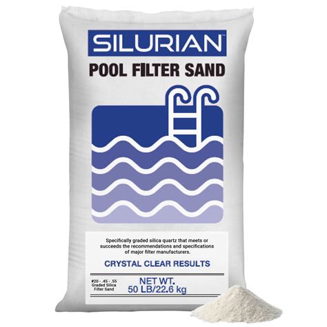 U S Silica Silurian 20 Grade Optimal Filtration Angular Pool Filter Sand