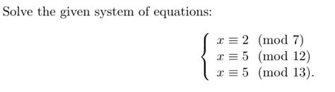 Solved Solve The Given System Of Chegg