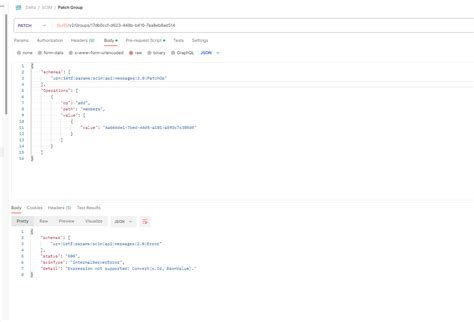 [scim] error on patch group 4 0 3 · issue 567 · simpleidserver