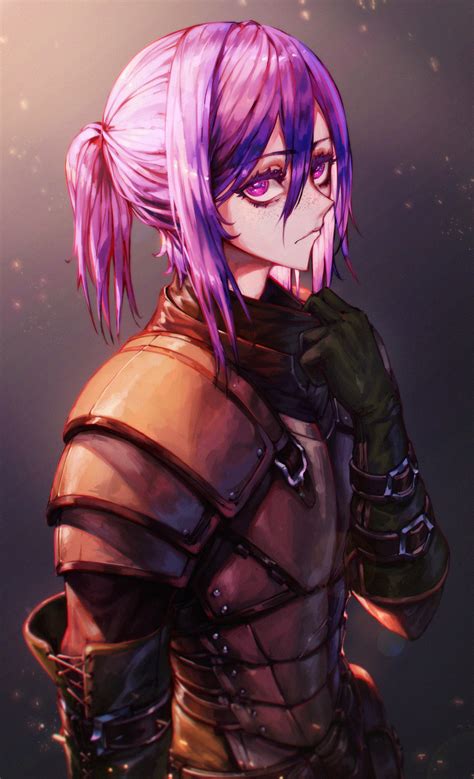 Safebooru 1boy Absurdres Androgynous Armor Commission Dungeons And